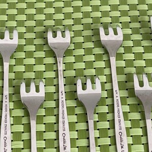 Oneida SPANADA Stainless WM A Rogers Premier 8 Cocktail Forks Burnished ...