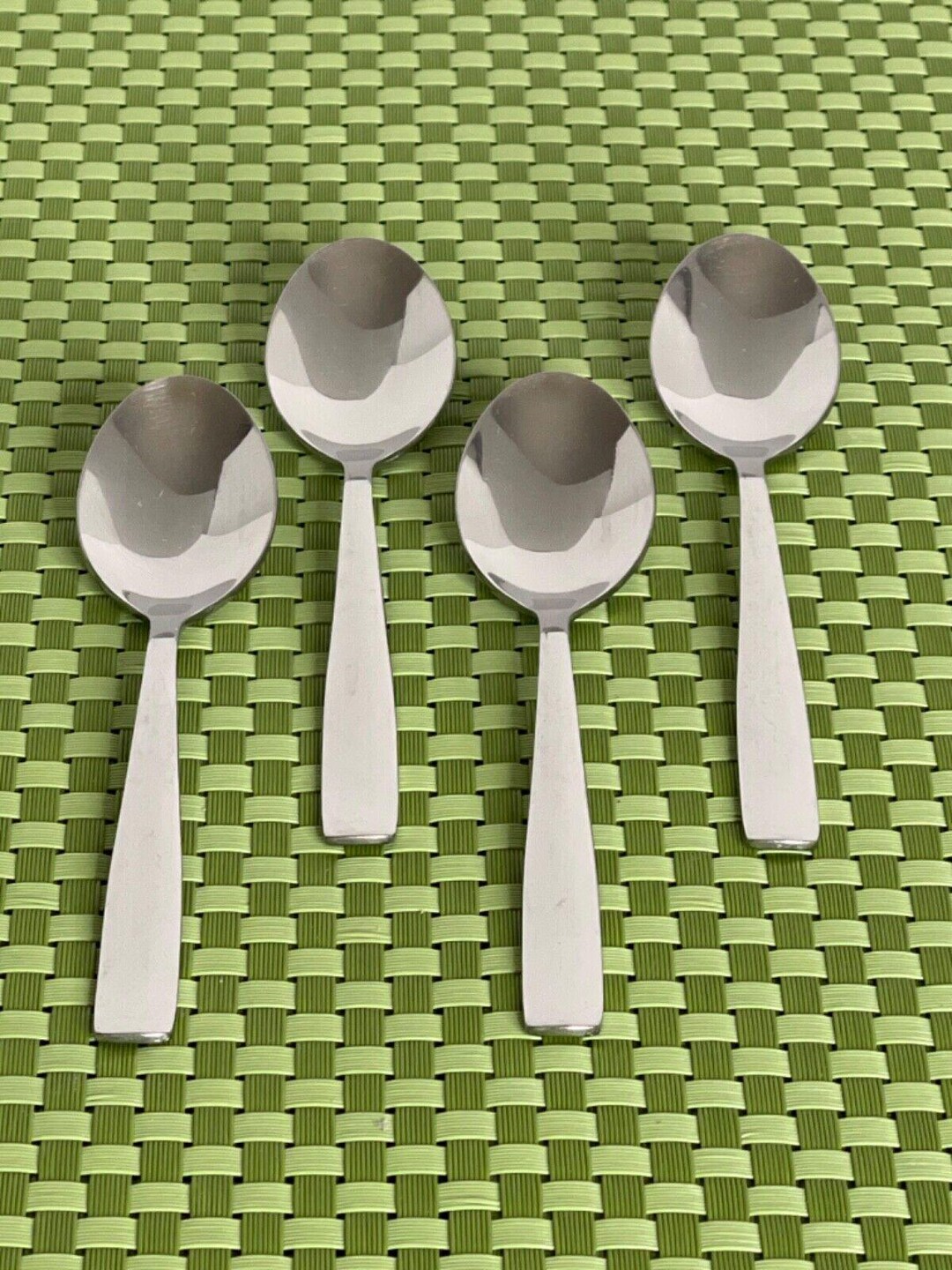 Oneida STRAUSS Stainless 4 Teaspoons 18/10 Plain Glossy Flatware - Etsy