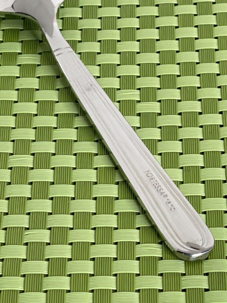 Fortessa METROPOLITAN Stainless Place/oval Soup Spoon 18/10 Glossy ...