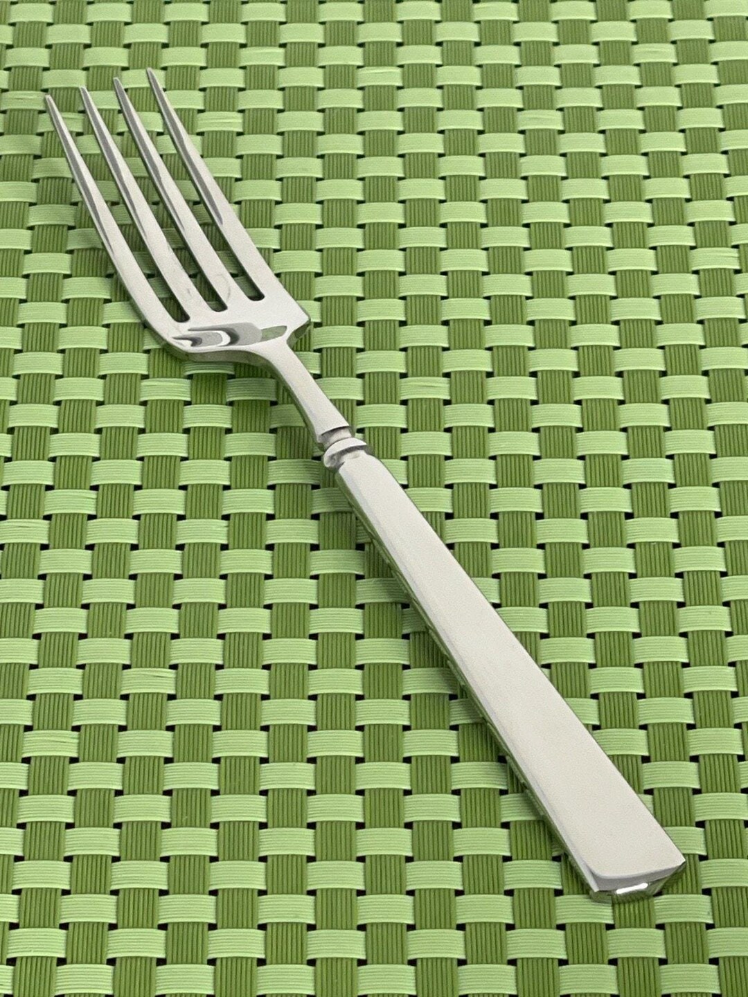 Oneida EASTON Stainless Dinner Fork CUBE Mark USA Glossy Flatware - 8 1 ...