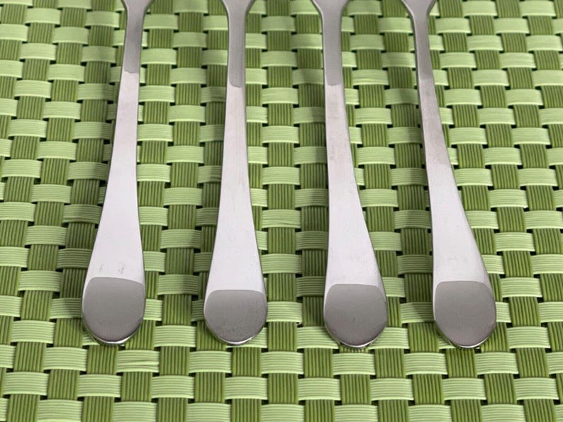 Gourmet Settings WINDERMERE Stainless 4 Cocktail/seafood Forks Glossy ...