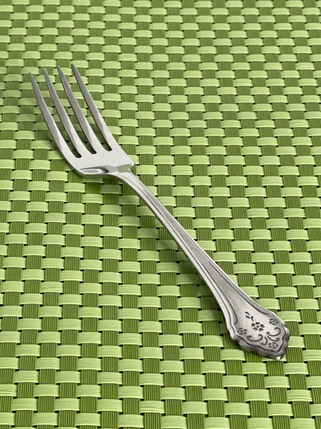 Oneida LAKEWOOD Stainless Dinner Fork Profile Burnished Handle Flatware ...