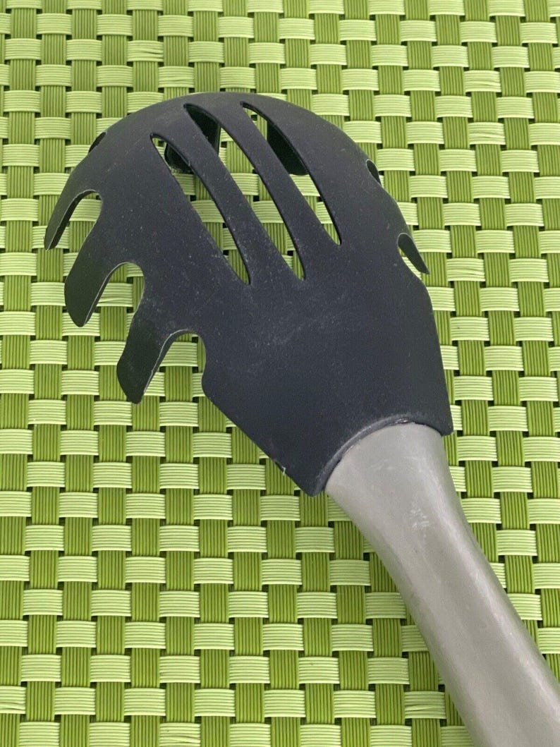 AMCO Stainless Black Nylon Pasta/spaghetti Server Cooking Utensil - 12 ...