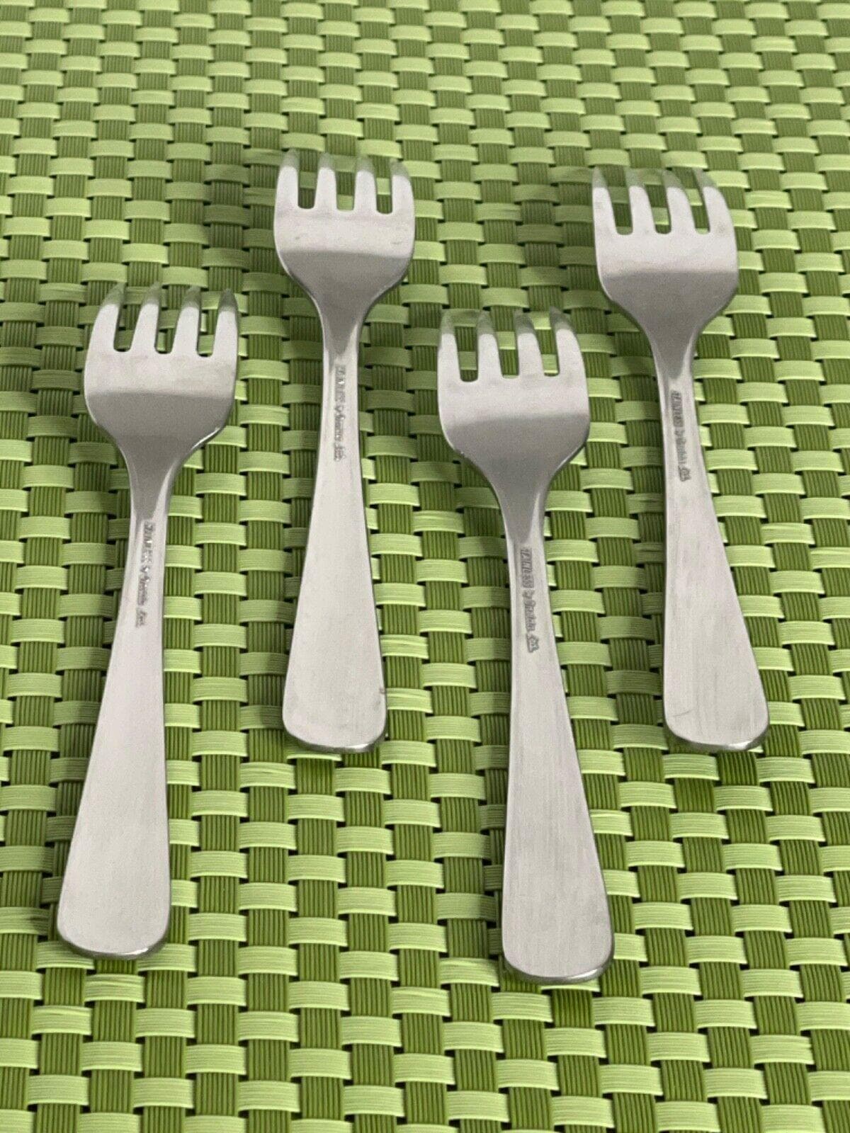 Oneida OCEANIC Stainless 4 Dinner Forks Glossy Ltd Flatware A102WU - Etsy