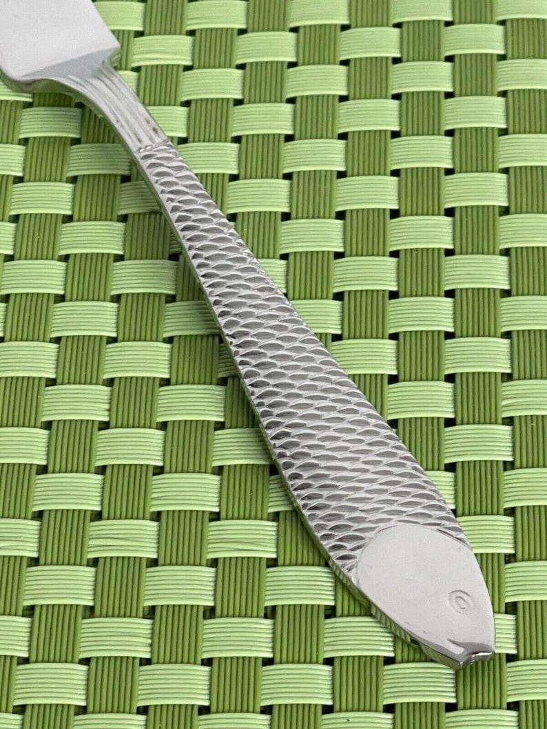 Gorham Fish Out of Water Stainless Master Butter Knife 18/10 Glossy ...