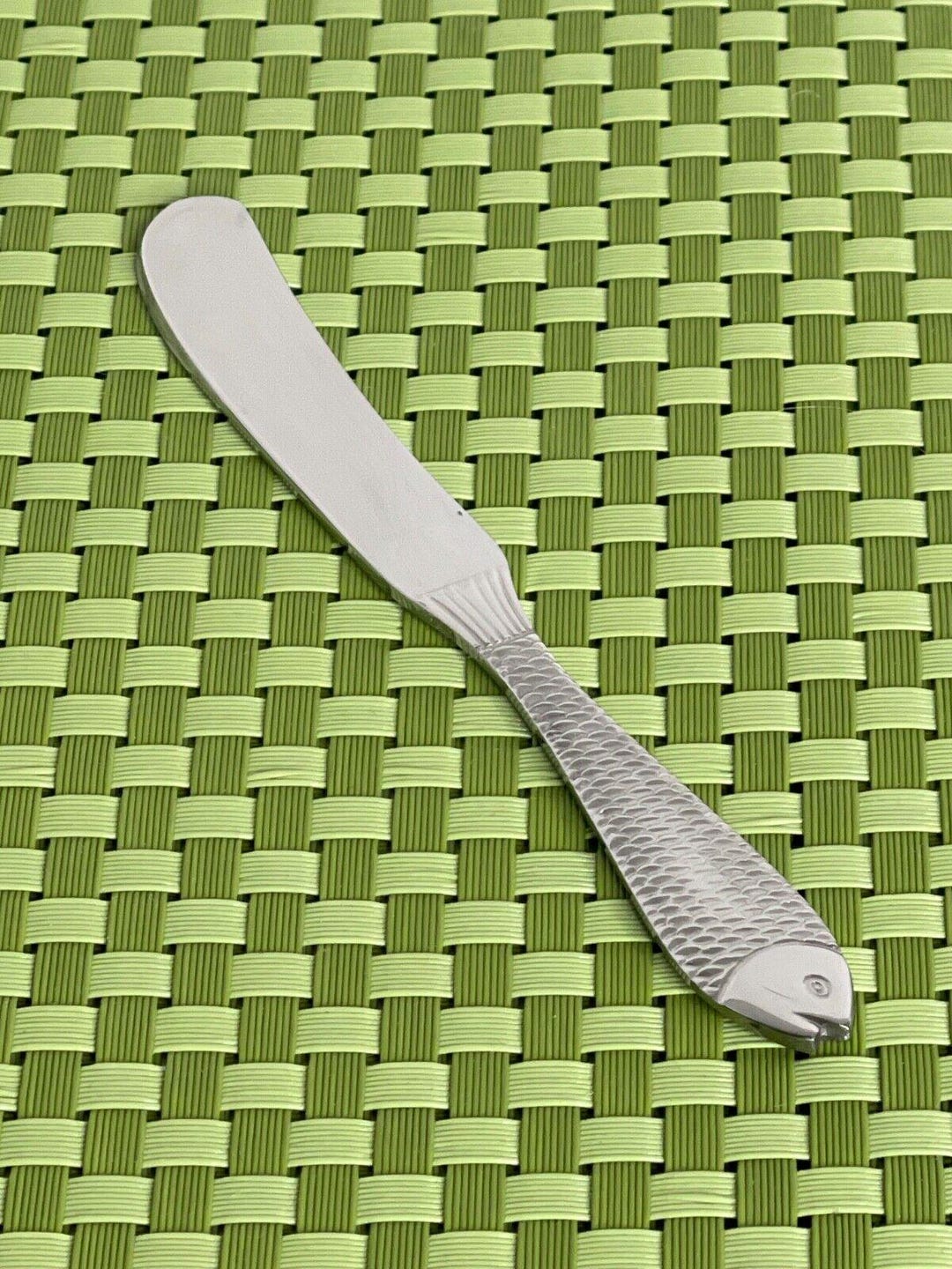 Gorham Fish Out of Water Stainless Butter Spreader 18/10 Glossy ...