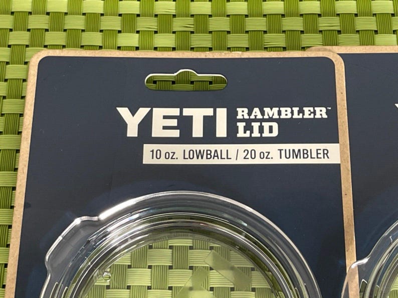 Set of 4 YETI Rambler Lid 10oz /20oz Tumbler Replacement Lid 3 1/2 ...