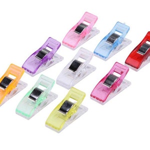 Clover Wonder Clips,multi-color Sewing Clips Small Craft Fabric Binding ...