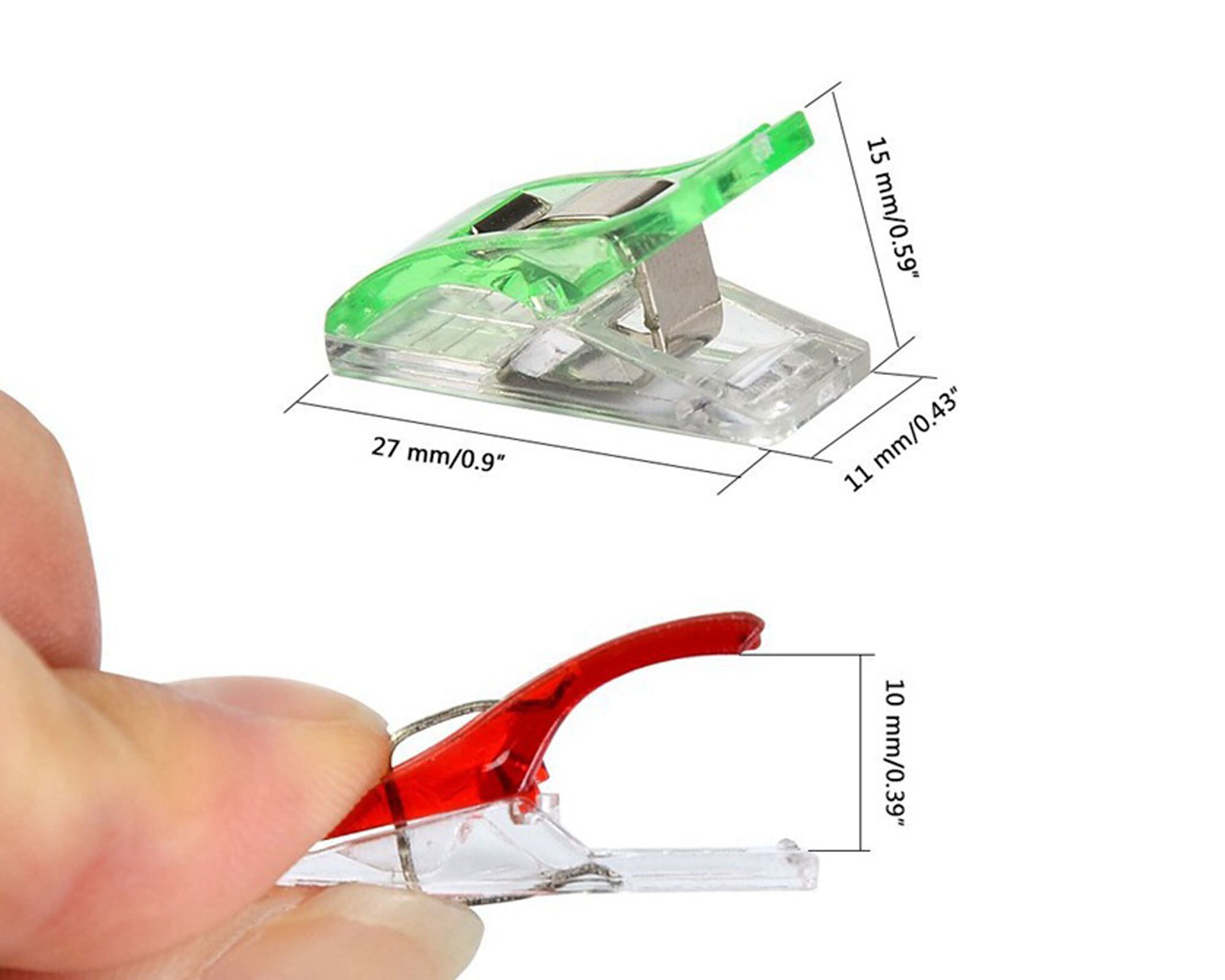 Clover Wonder Clipsmulti-color Sewing Clips Small Craft - Etsy