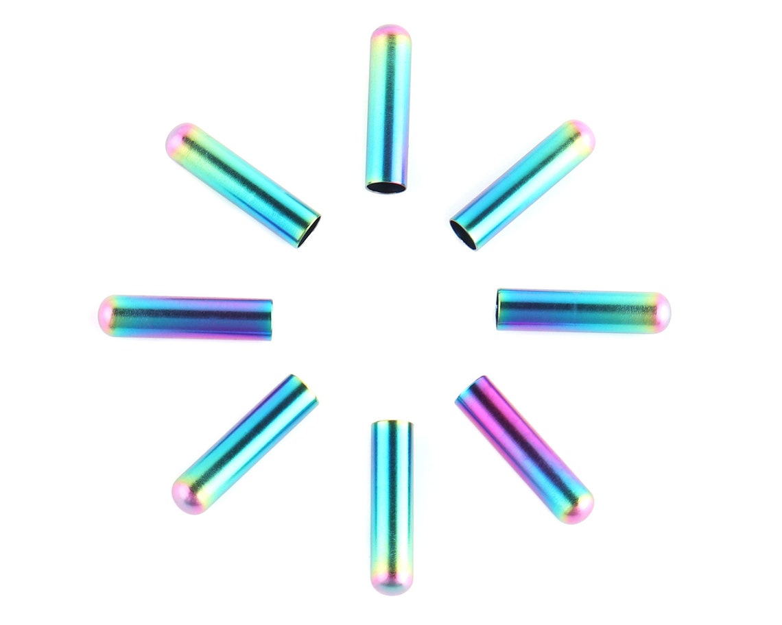 Rainbow Aglets for Shoelace20mm Length Metal Shoe Lace Tips - Etsy