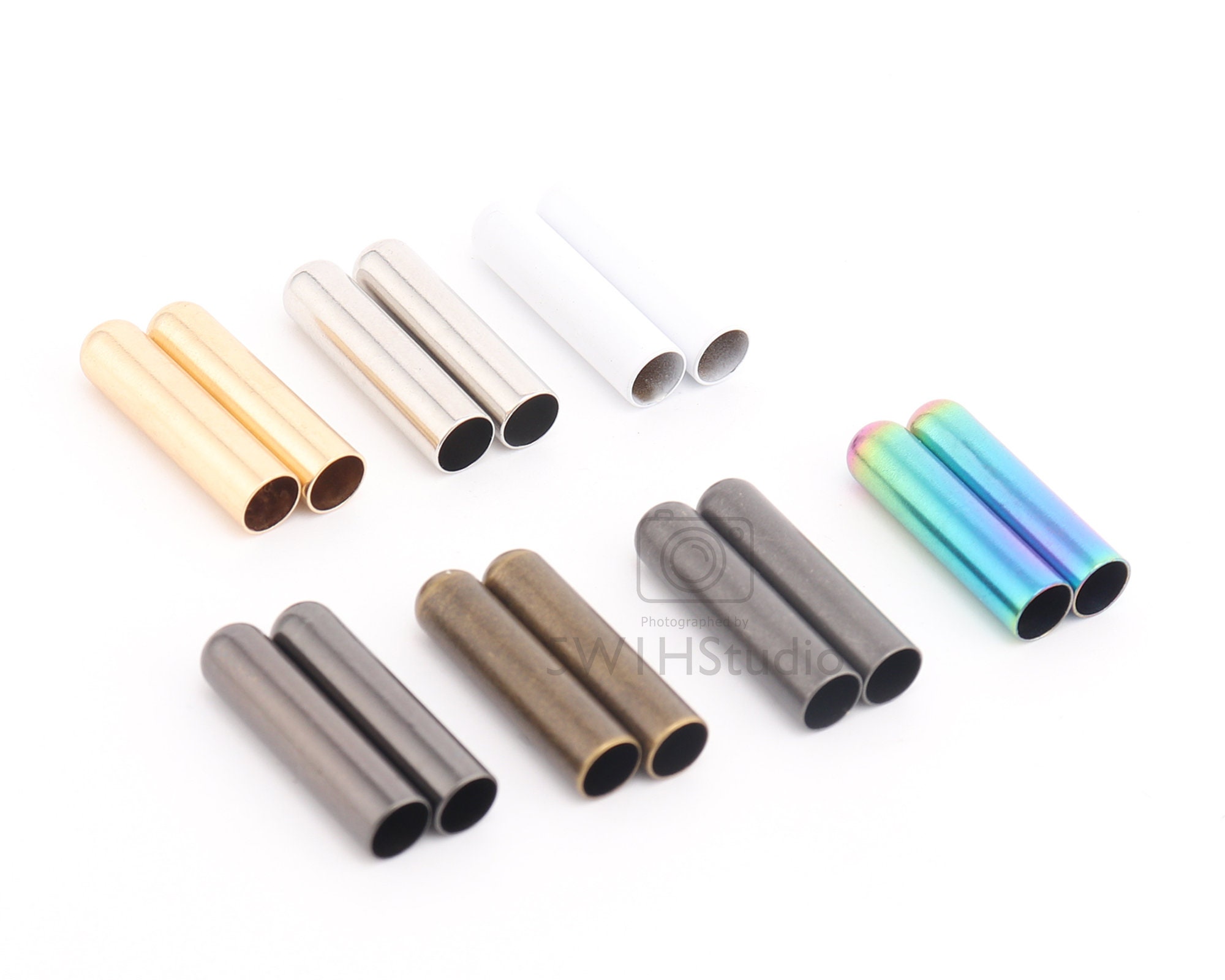 20x5mm Metal Shoe Lace Aglets gold/silver/gun Black Lace Tips - Etsy