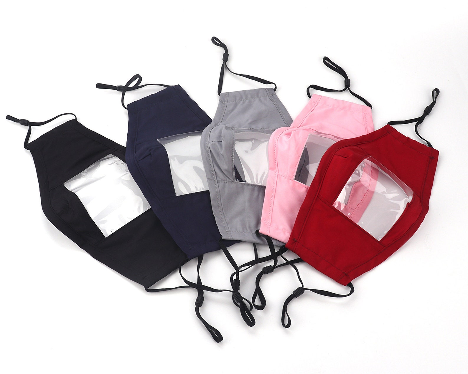 Transparent Face Masksee Through Window Cotton Face | Etsy