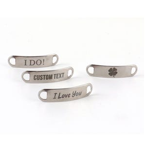 Personalized Metal Shoe Tags,custom Shoelace Buckles,stainless Steel ...