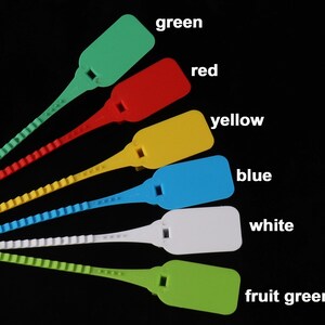 Personalized Zip Tie Tag,red/blue/green Custom Logo/text Plastic Cable ...