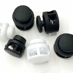 Plastic Toggle Cord Locks,multicolor 6mm Hole Cord Lock,double Holes ...