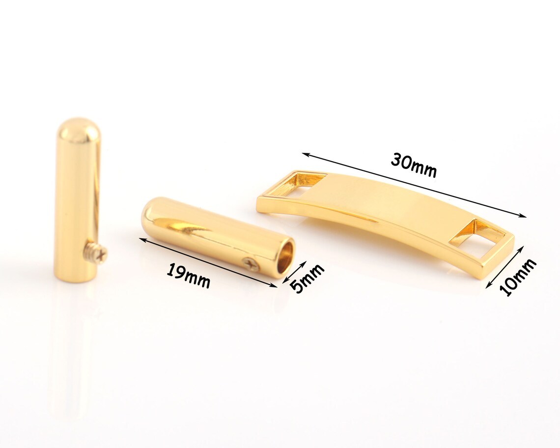 Custom Lace Locksaf1 Gold Metal Replacement Name Lace Tags - Etsy