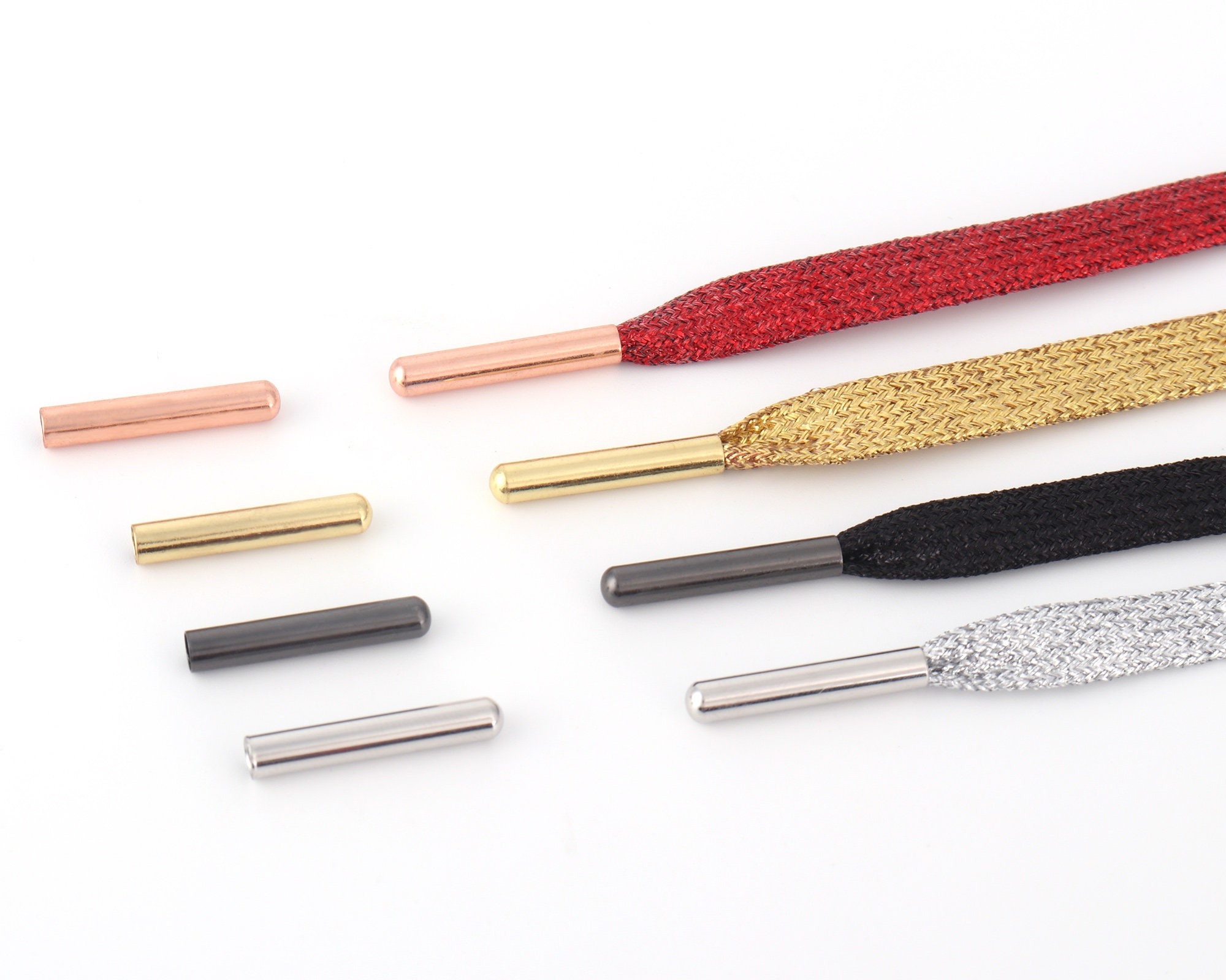 3.5mm Metal Aglets for Shoelacerose Gold Shoe Lace End Tips - Etsy UK