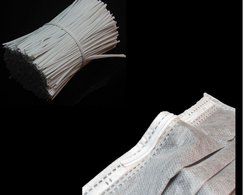 100pcs Nose Wire For Face Mask3mm White Metal With Plastic | Etsy