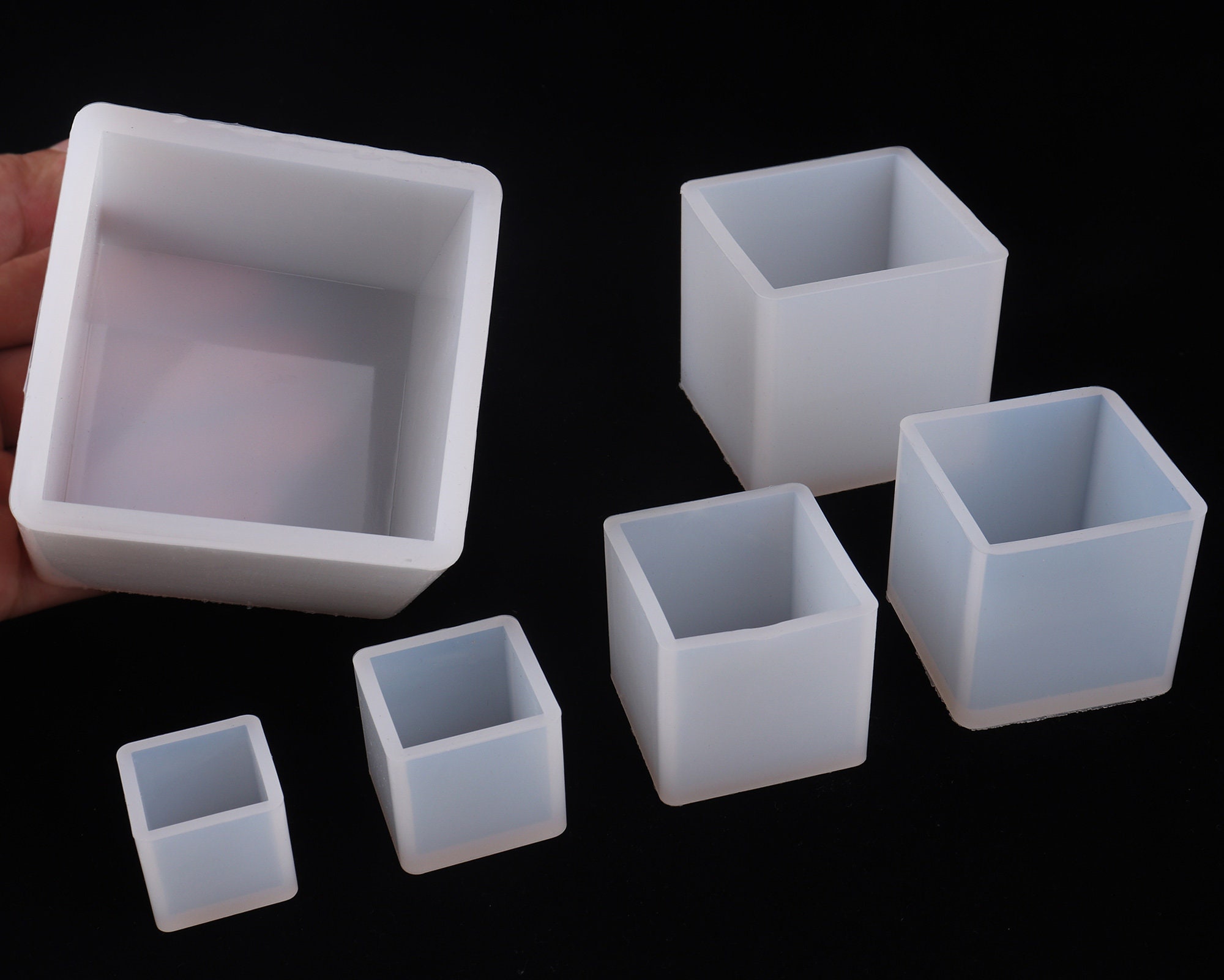Cube Silicone Moldcandle Moldsresin/ Epoxy/plaster Square - Etsy