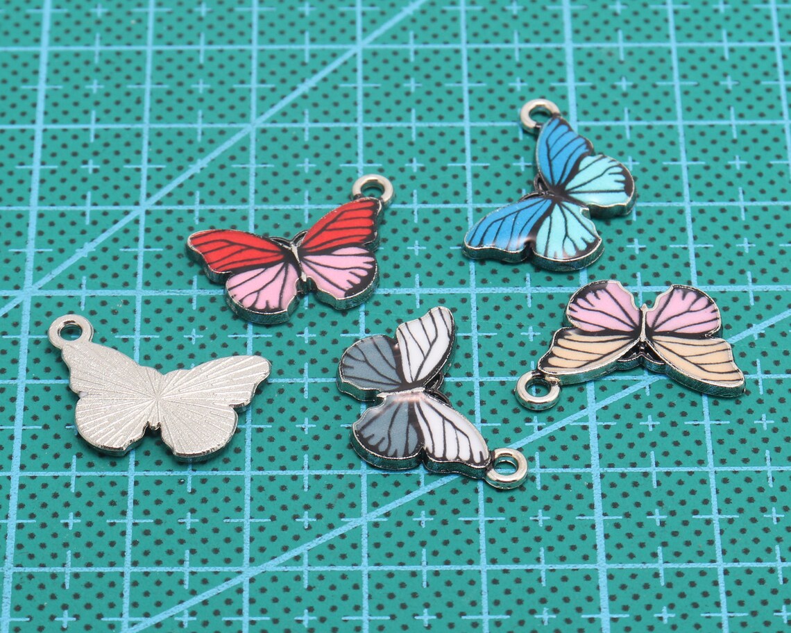 2PCS Butterfly Shoelaces Charms,metal Shoelace Tag,cute Shoelace ...