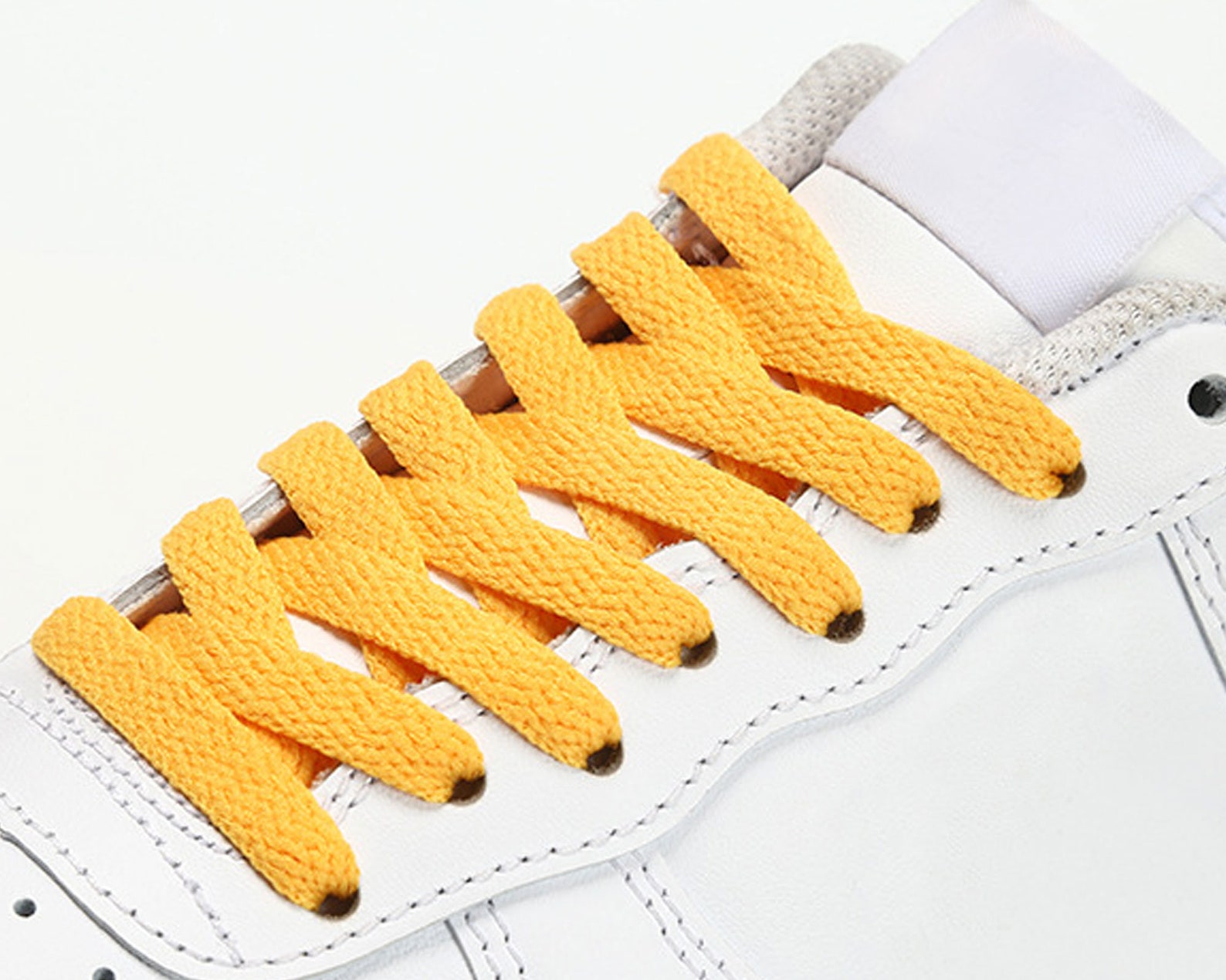 Shoelaces,1 Pair Flat Polyester Shoe Laces Solid Color,candy Color ...