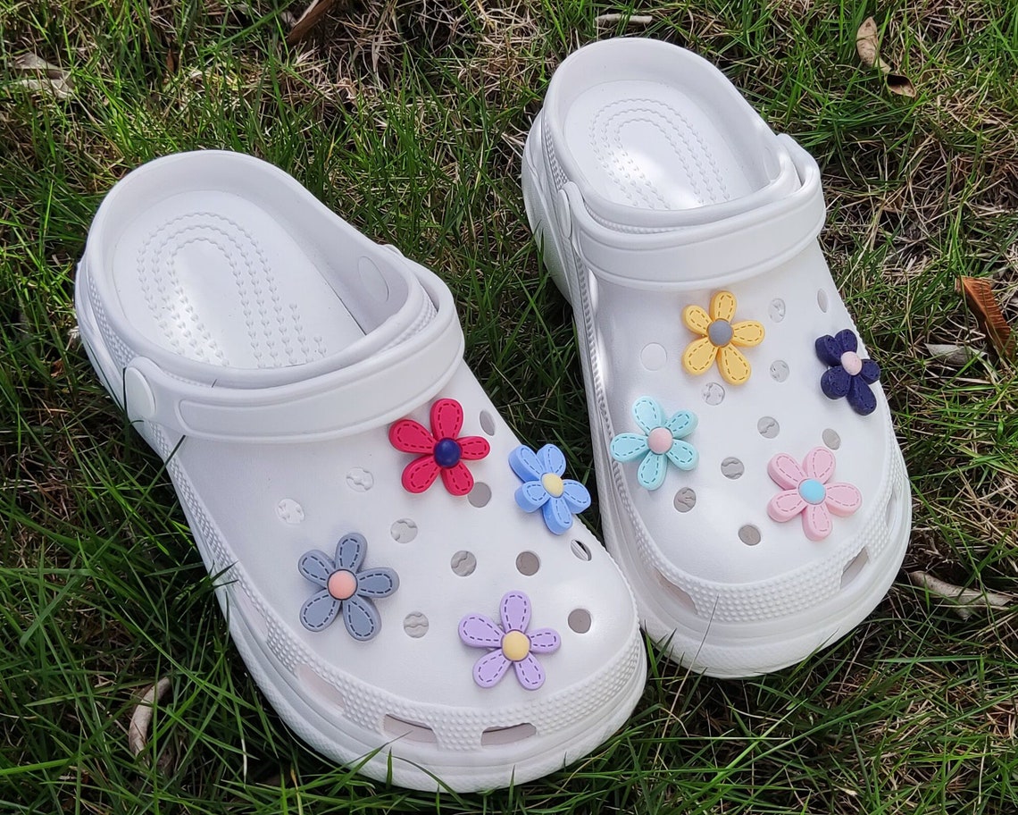 Juego de 8 piezas Flores Crocs CharmsColoridos Encantos de - Etsy España