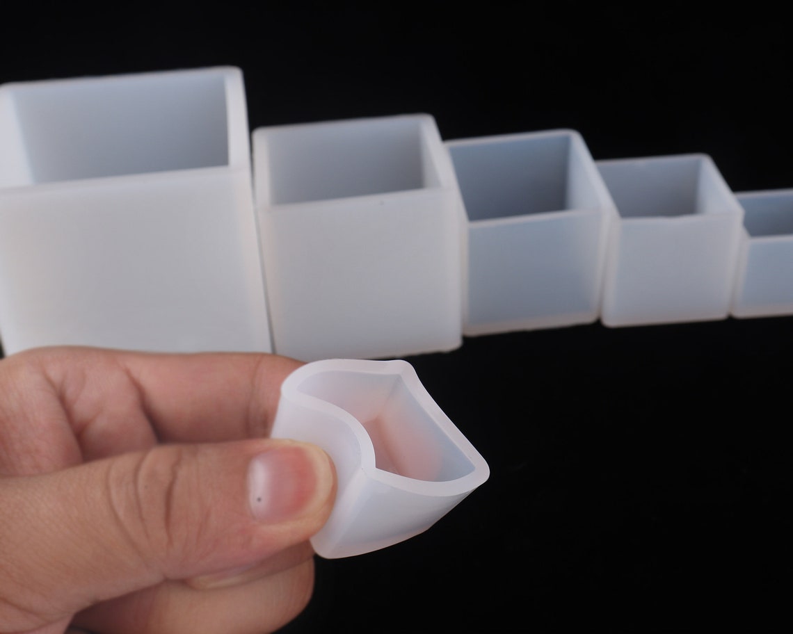 Cube Silicone Moldcandle Moldsresin/ Epoxy/plaster Square | Etsy