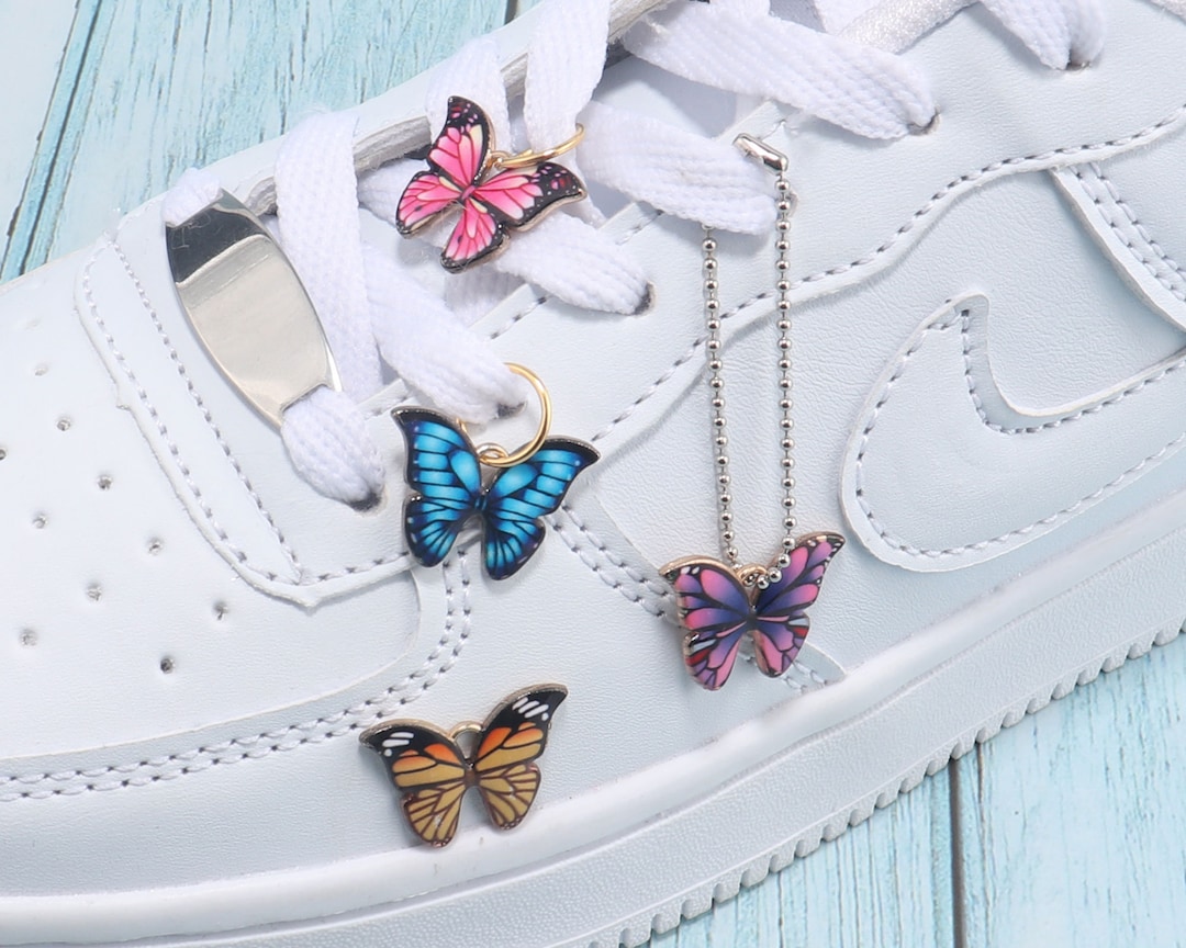 Butterfly Shoelaces Charms,metal Colorful Lace Tag,cute Shoelace ...
