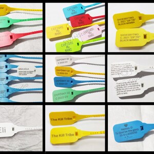Custom Zip Tie Tag,personalized Logo/text Plastic Cable Tie Brand Tag ...