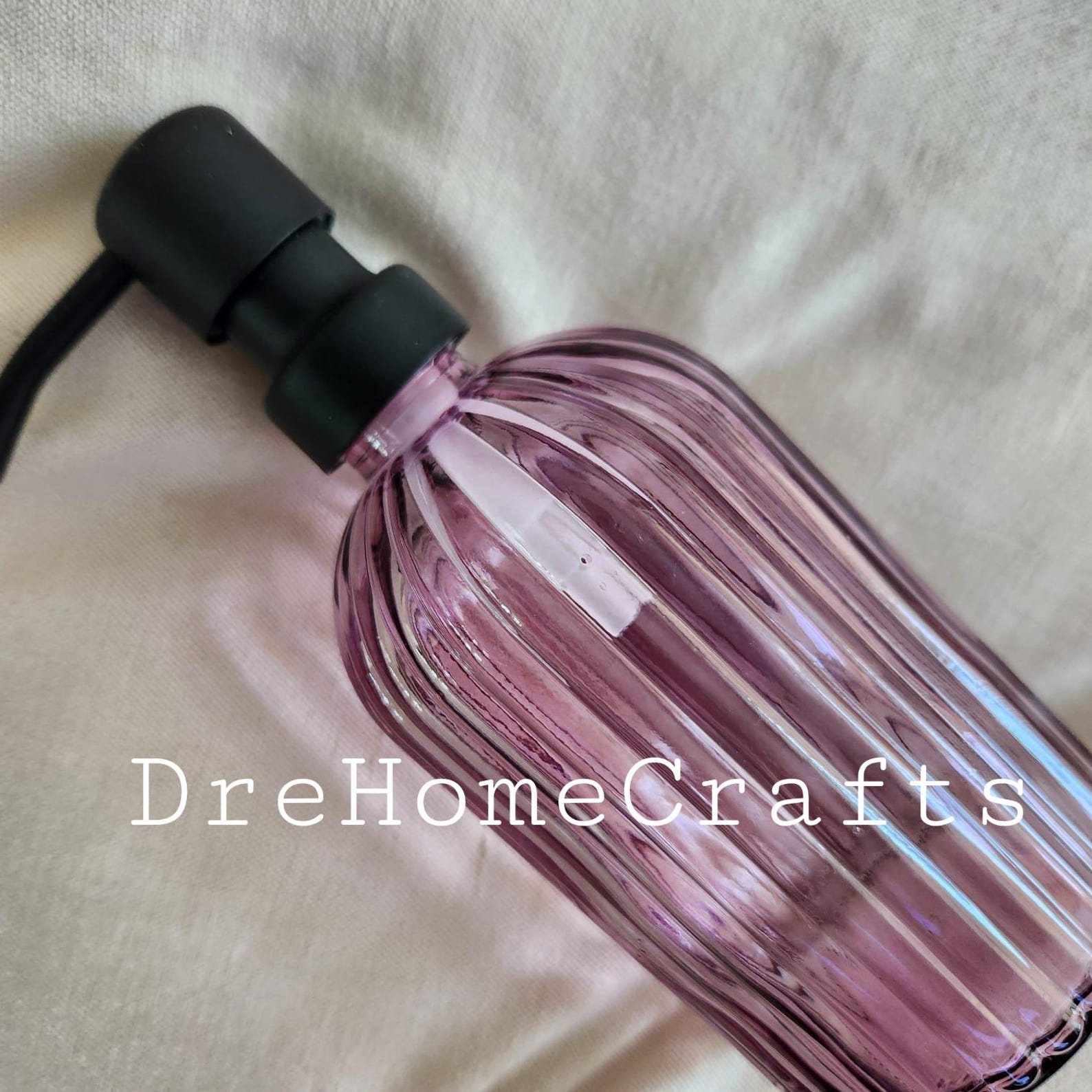 Handblown Colorful Large Hand Soap Dispenser , Hand Soap Glass Bottles ...