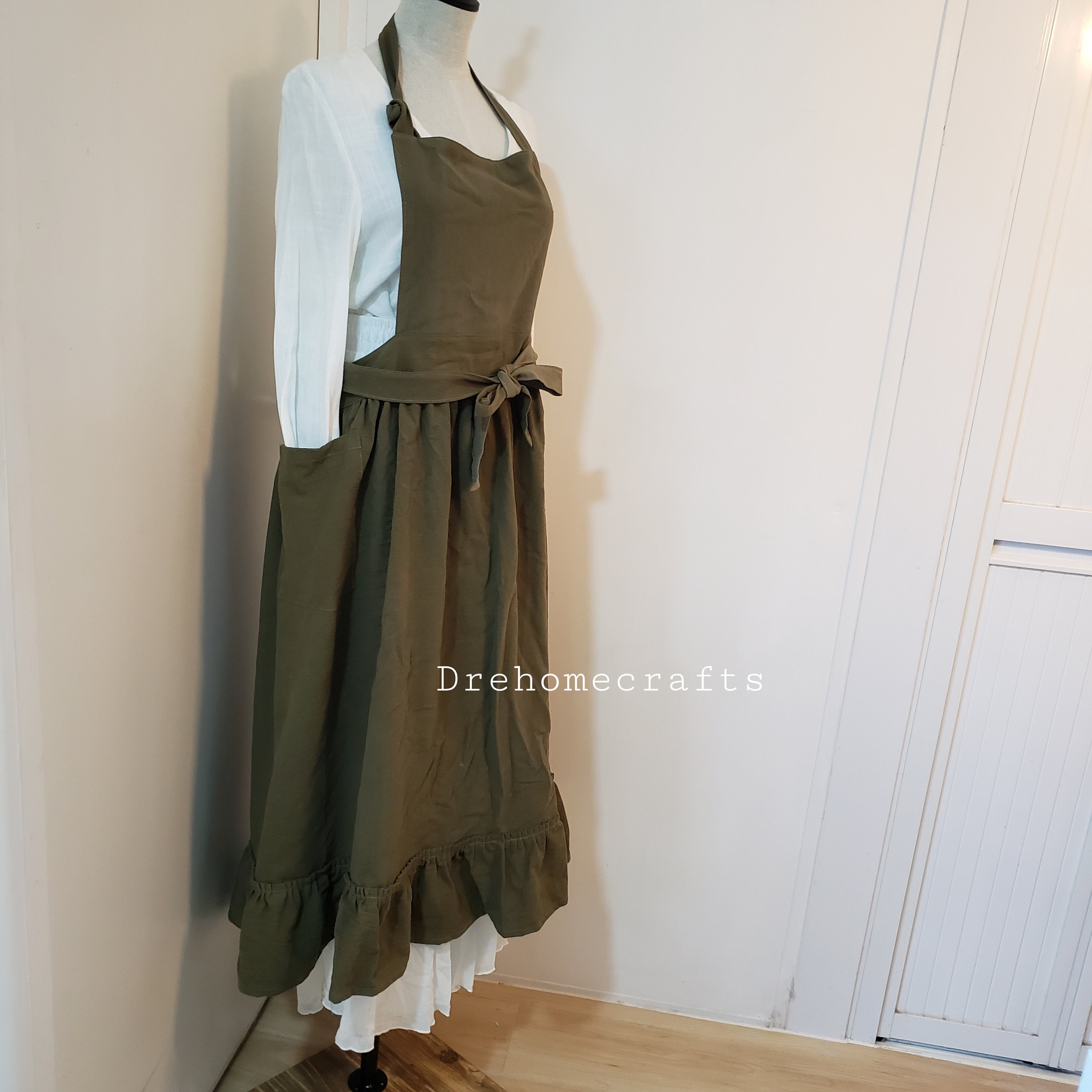 Aprons for Women With Pockets , Vintage Style , Loose Fit Aprons for ...