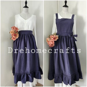 Aprons for Women With Pocket , Pinafore Aprons for Women Retro , Green ...