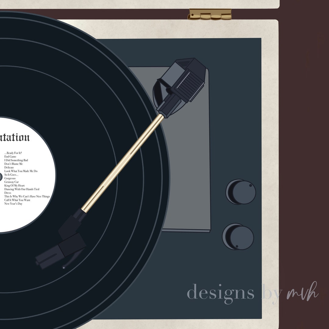 Taylor Swift Reputation Record Digital Print - Etsy