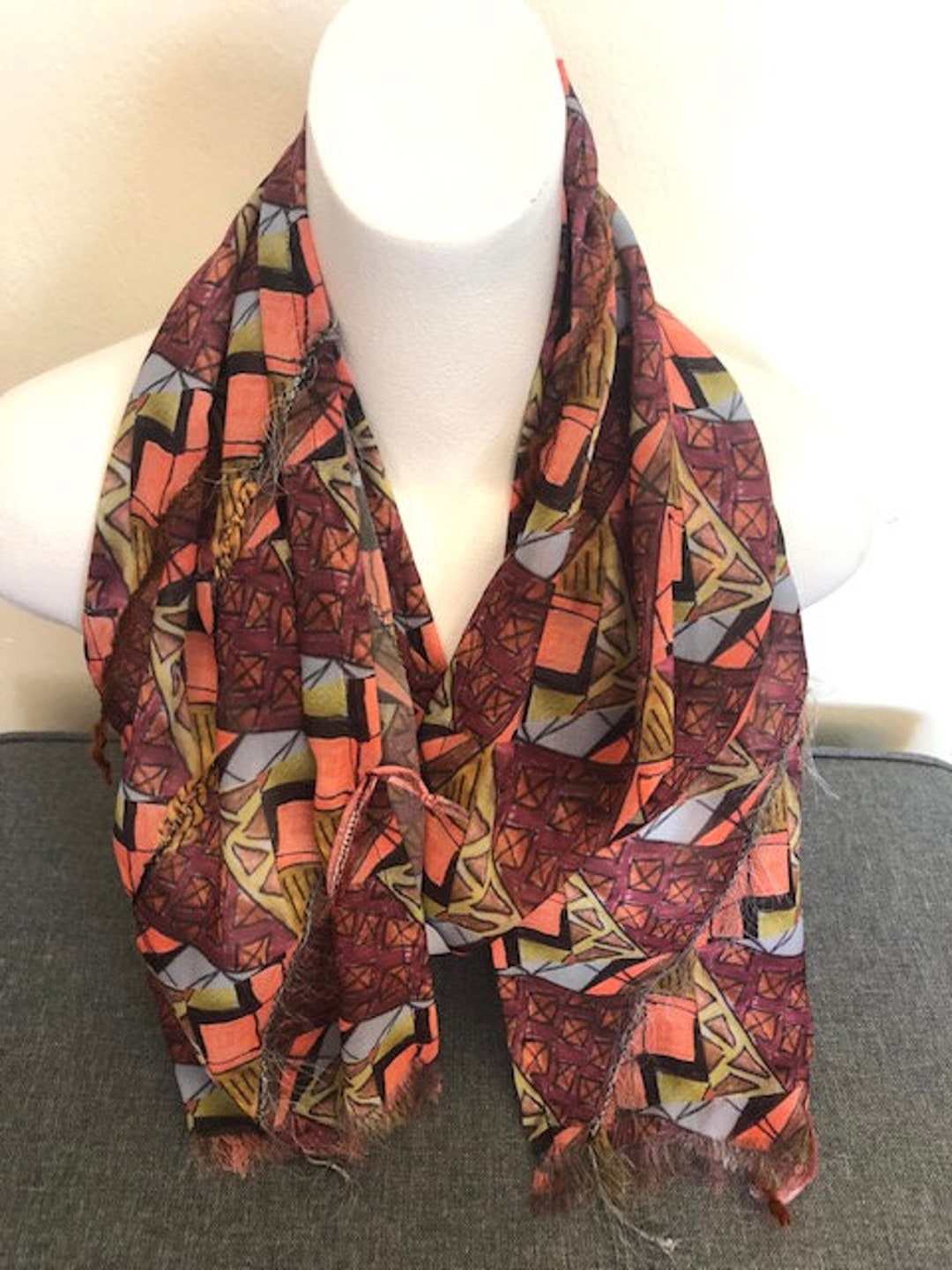 Open Long Scarf - Etsy