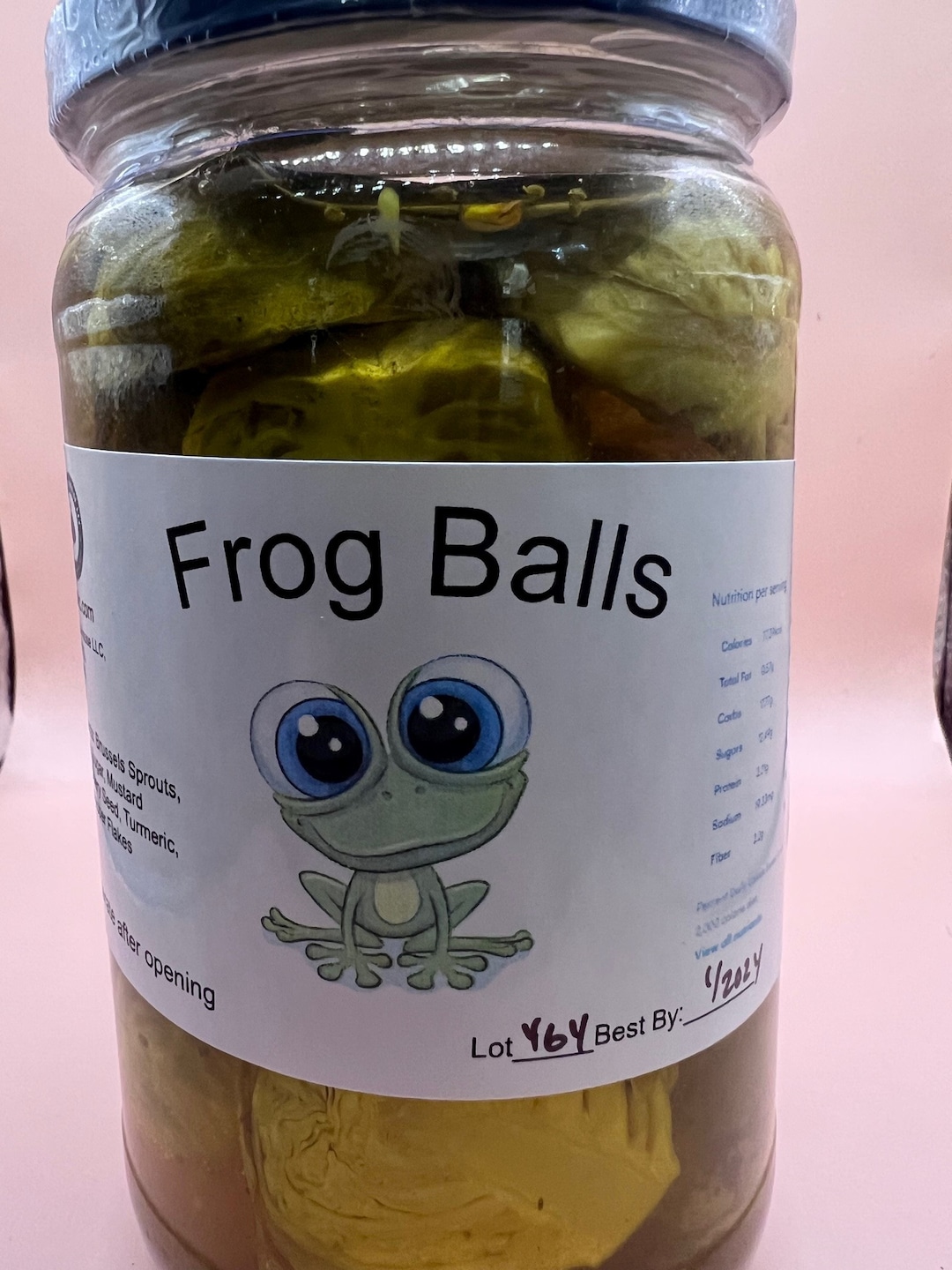 New Crop- Frog Balls- Pickled Organic Brussels Sprouts - Etsy