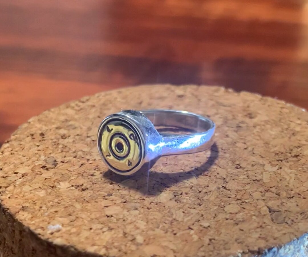 Sterling Silver 5.56mm Caliber Cartridge Ring size 6 - Etsy