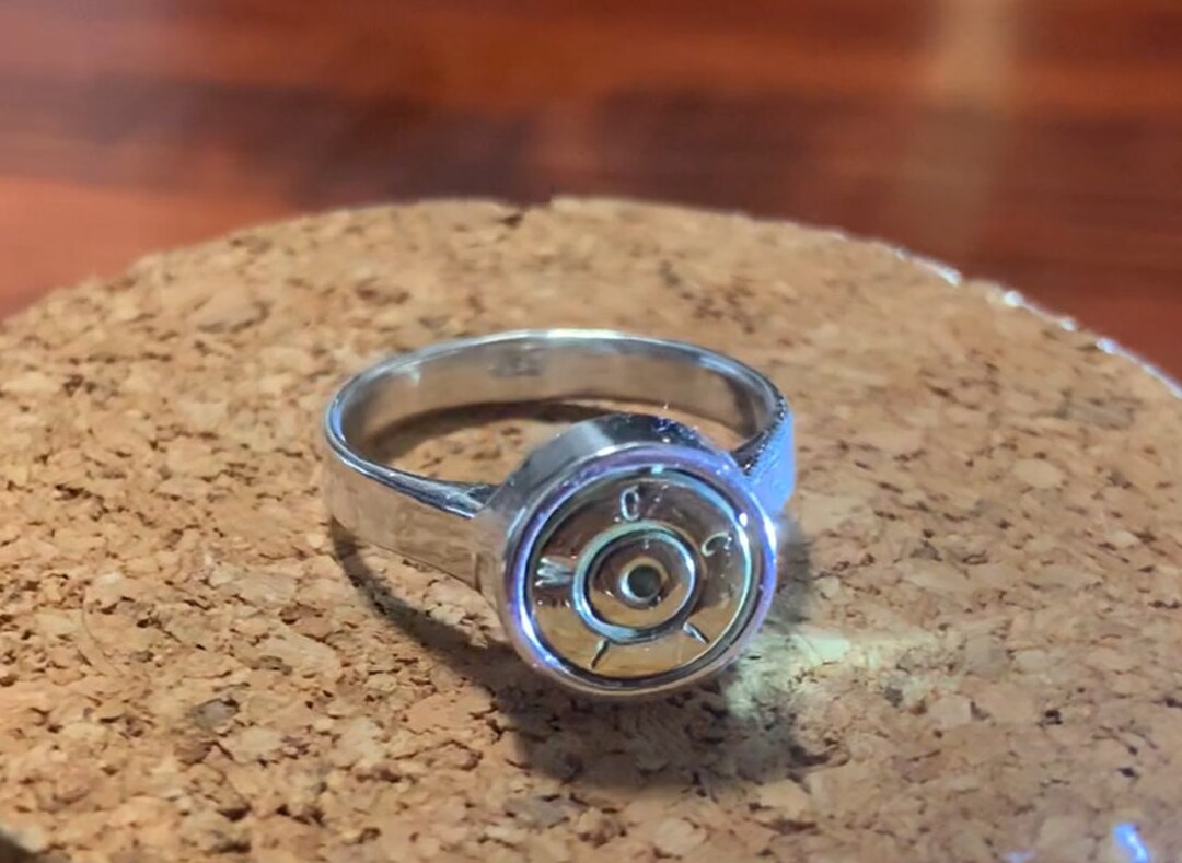 Sterling Silver 5.56mm Caliber Cartridge Ring size 10 - Etsy
