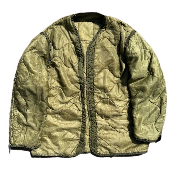 80s US Army Quilted Coat Large - Gem
