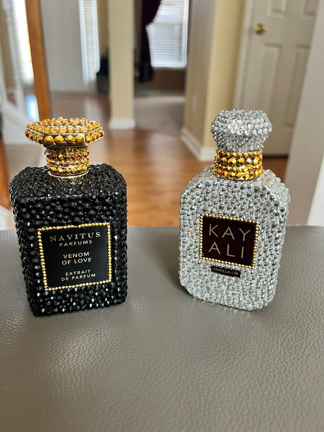 Rhinestone Perfume Bottles - Etsy