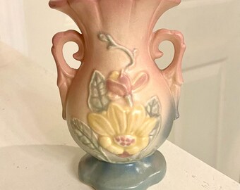 Vintage Hull Art Pottery Magnolia Flower Vase 12-6 1/4 - Etsy