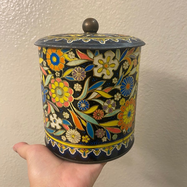 Floral Tea Tins - Etsy