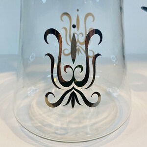 Pyrex Coffee Carafe or Pitcher Silver Atomic Design Vintage Mid Century ...