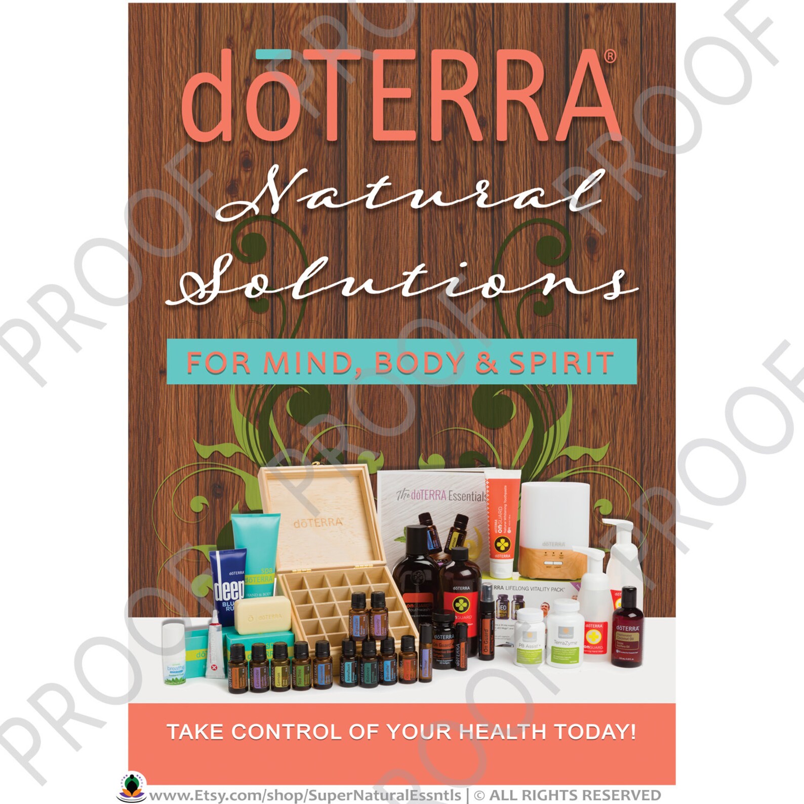 Doterra® Tabletop Retractable Banner Stands Featuring the | Etsy