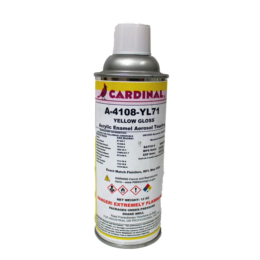 A-4108-YL71: Yellow Gloss Powder Coating Spray Paint - Etsy