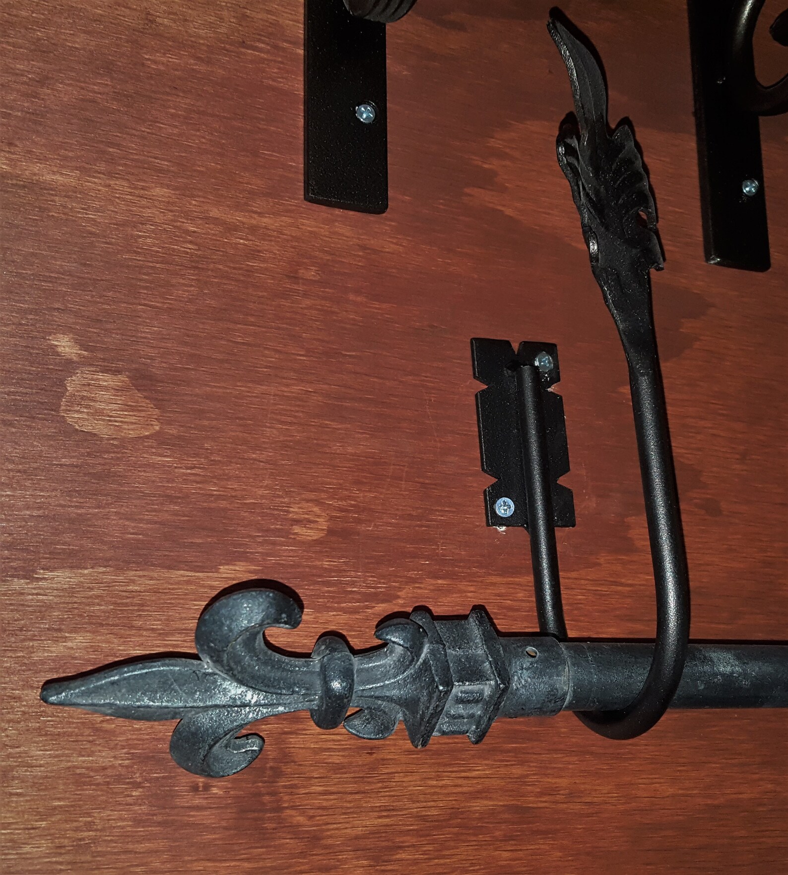 Vintage Forged Steel Hand Crafted Curtain Rods - Etsy