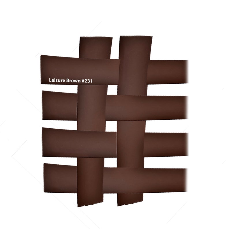 20' 1 1/2 Vinyl Chair Strapping for Patio Furniture: Leisure Brown ...