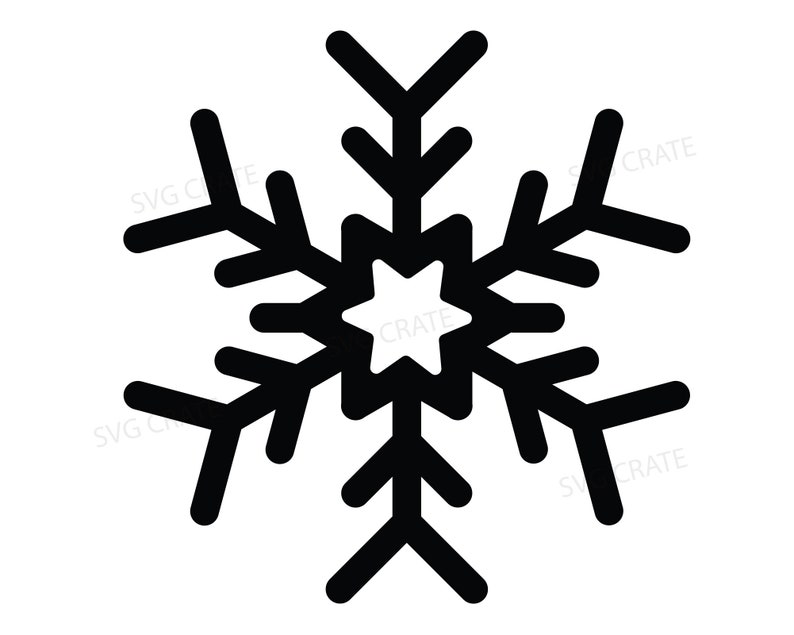 Snowflake SVG File, Instant Download, Winter SVG, Christmas SVG, Cricut ...