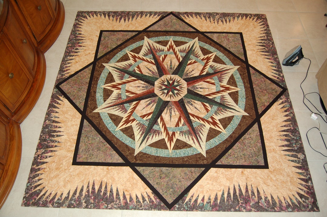 Judy Niemeyer Mariners Compass, Queen Size - Etsy