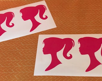 Barbie decal | Etsy