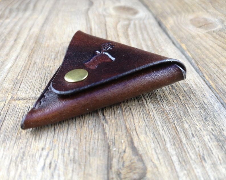 Leather Coin Purse, Leather Coin Pouch, Leather Coin Holder, Bespoke ...